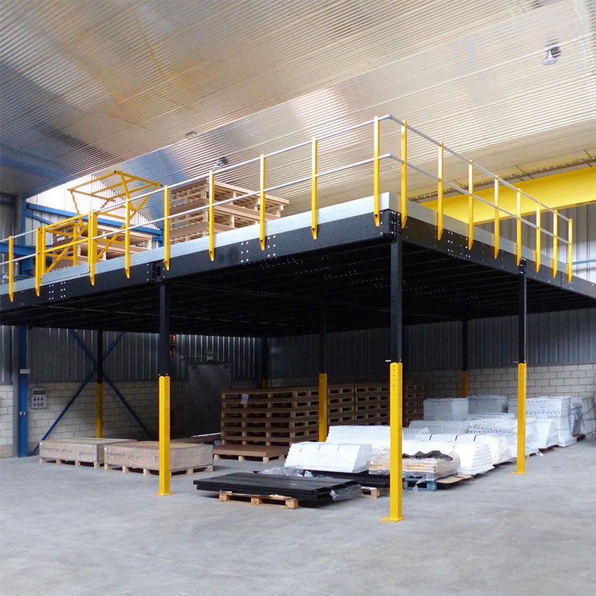 Mezzanine floors for working areas